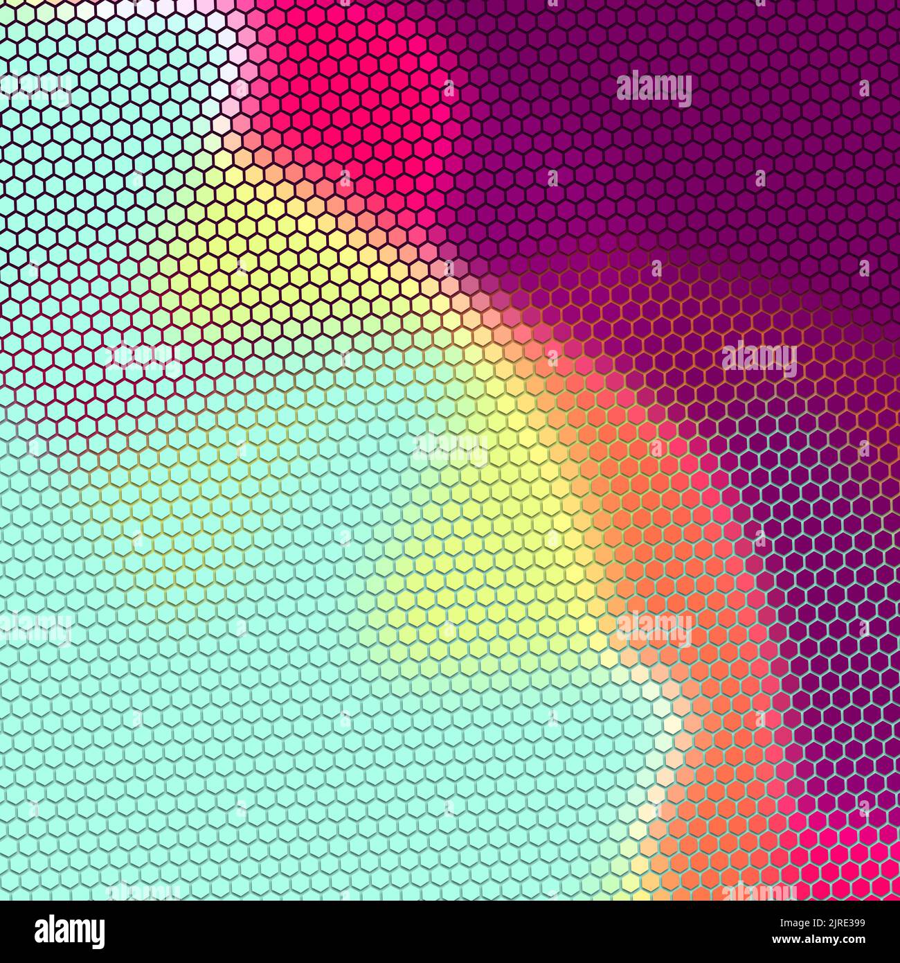 Geometry hexagon wall texture background multicolor honeycomb pattern ...