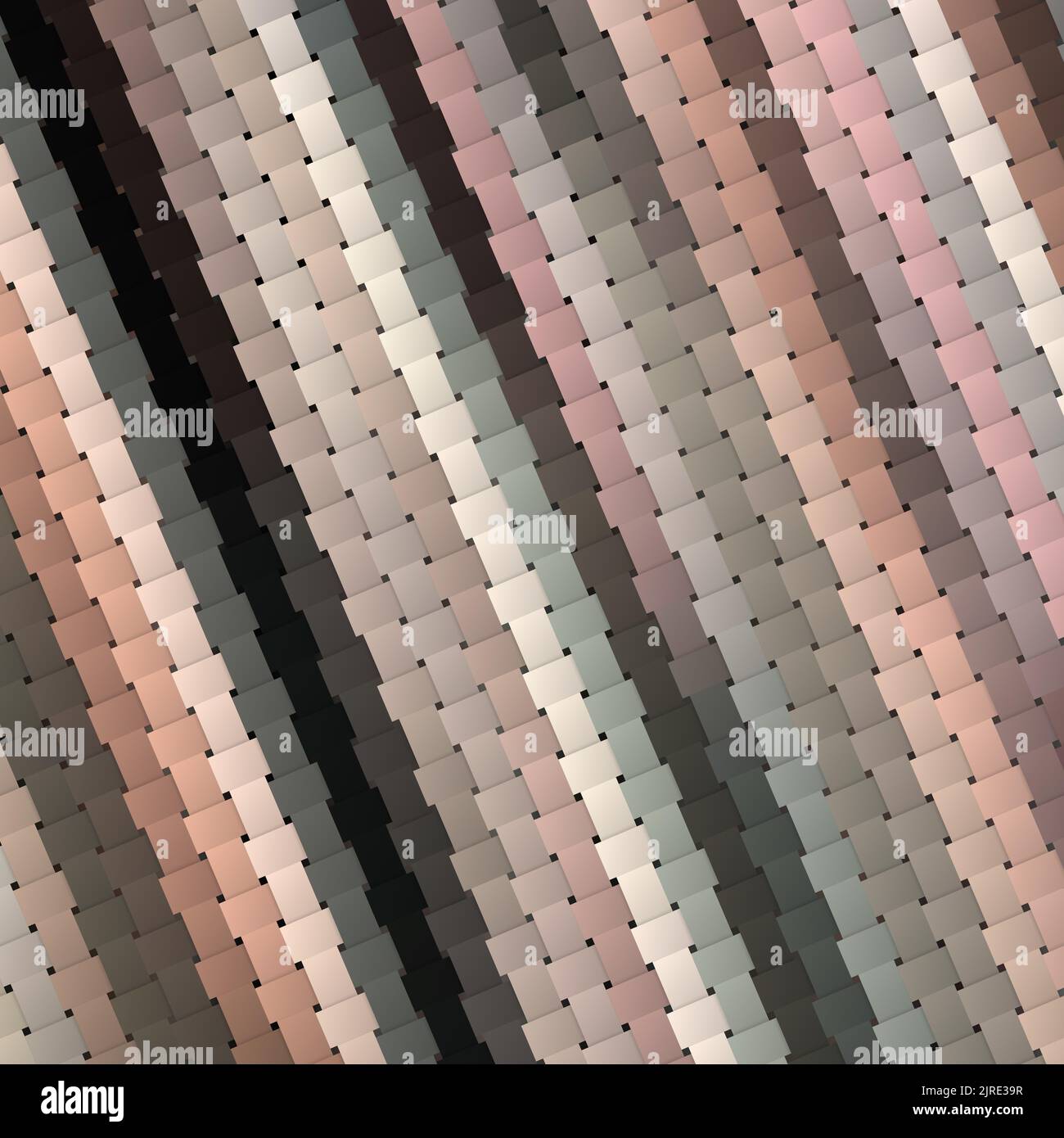 Interlaced fiber checkered surface elements wicker Plastic weave ...