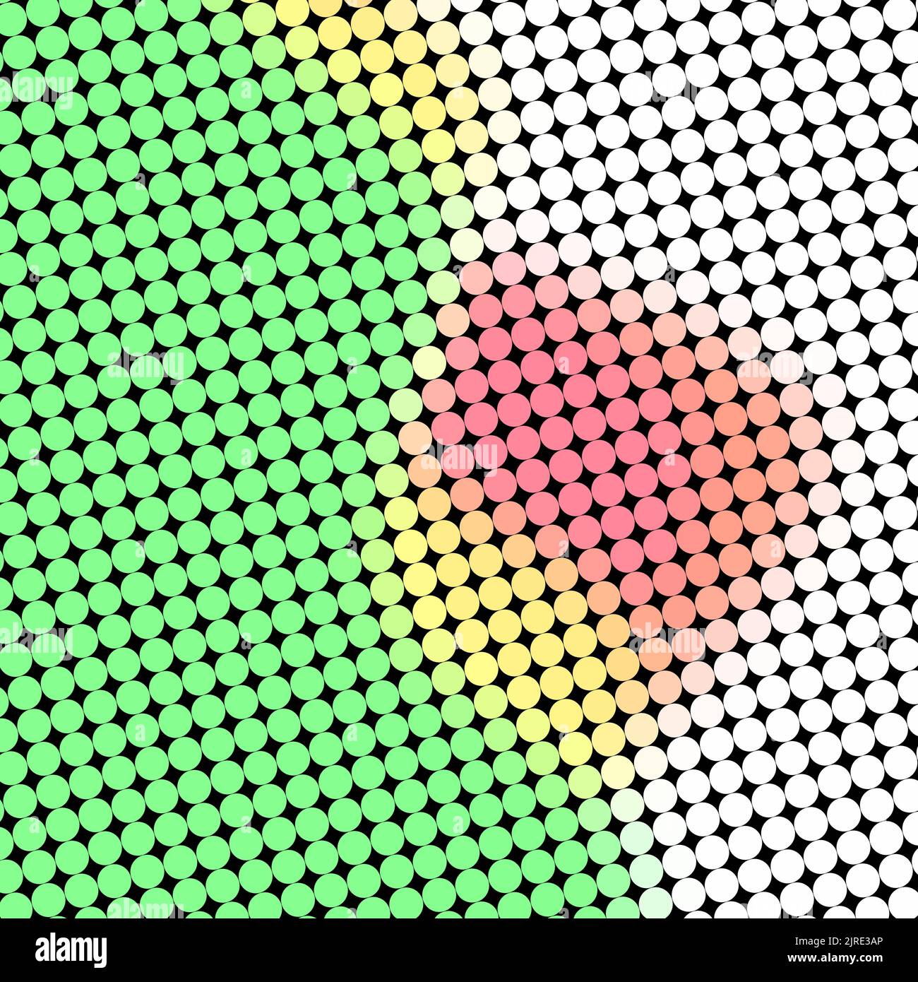 Abstract geometric colorful round shape polka dot pattern with ...