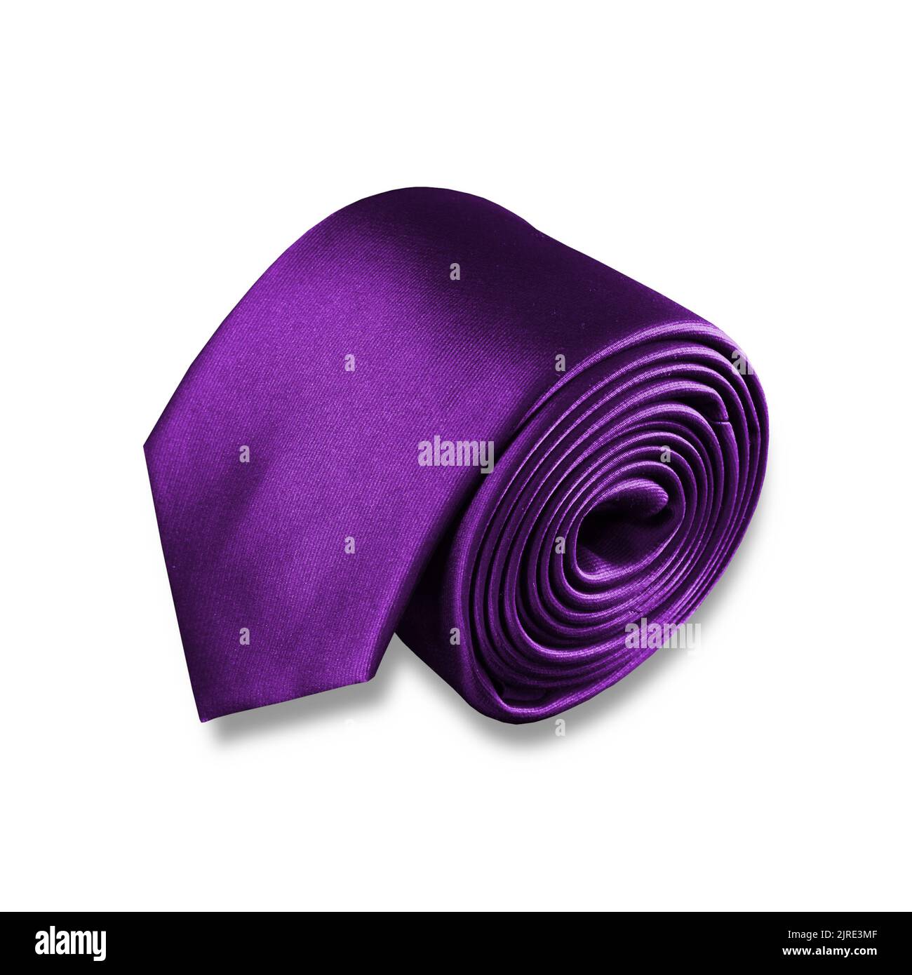 A purple color necktie isolated on a white background Stock Photo - Alamy