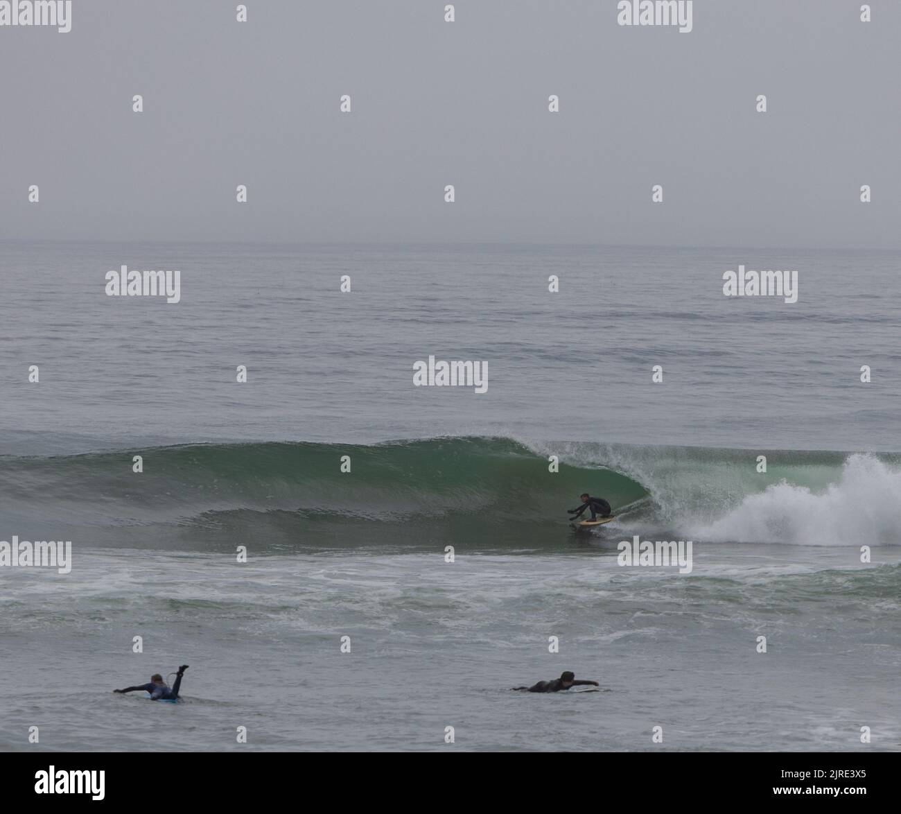 Surfers riding the waves hi-res stock photography and images - Alamy