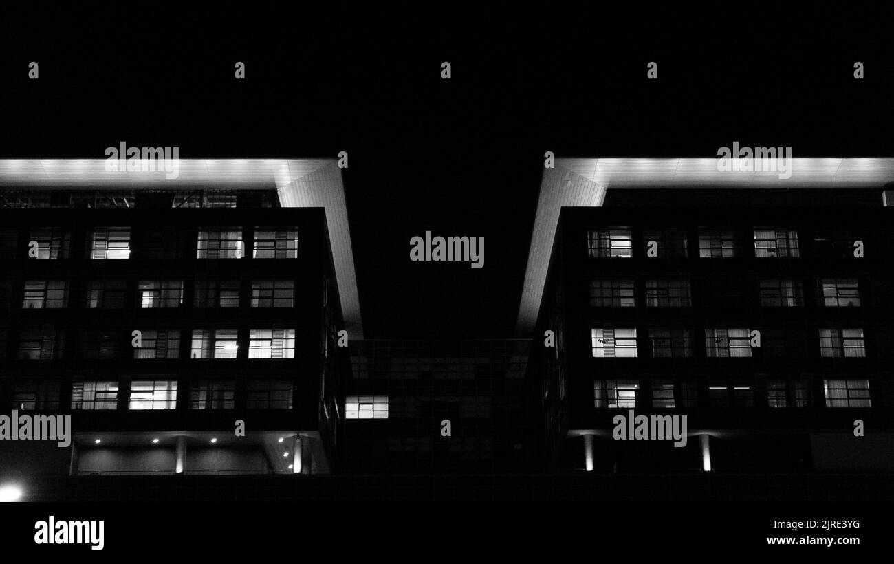 Beautiful work buildings Black and White Stock Photos & Images - Alamy