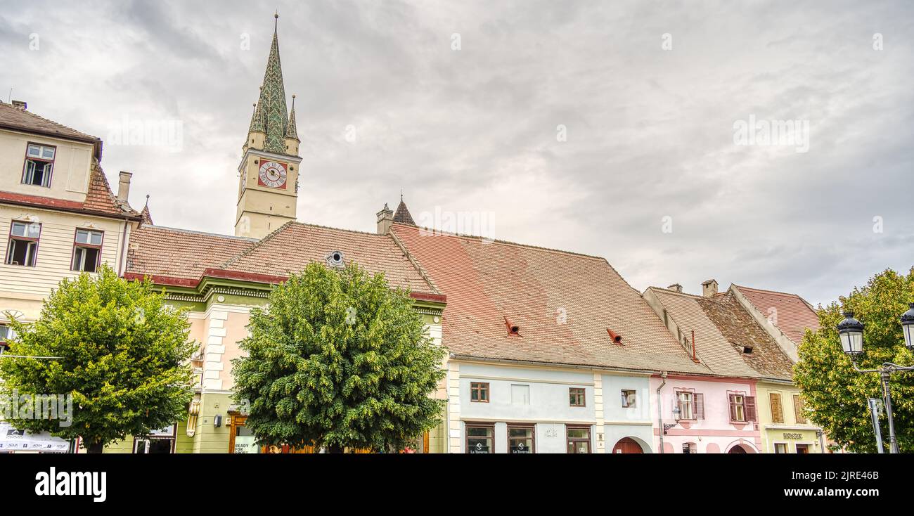 Medias, Romania, HDR Image Stock Photo - Alamy