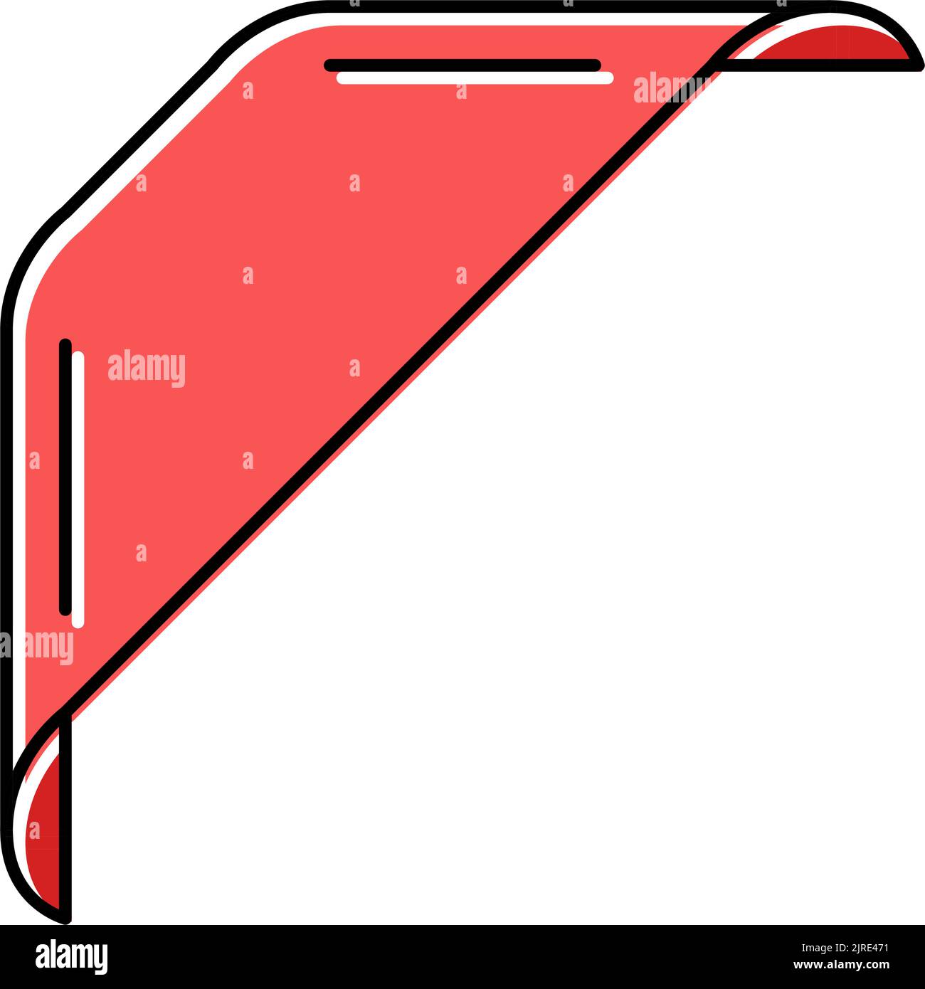 web ribbon banner design color icon vector illustration Stock Vector ...