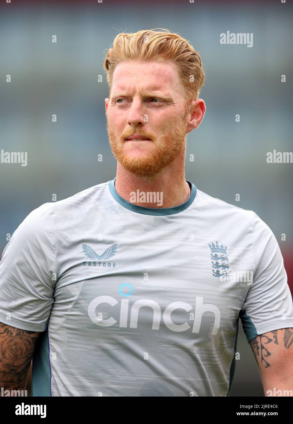 England's Ben Stokes during a nets session at Emirates Old Trafford ...