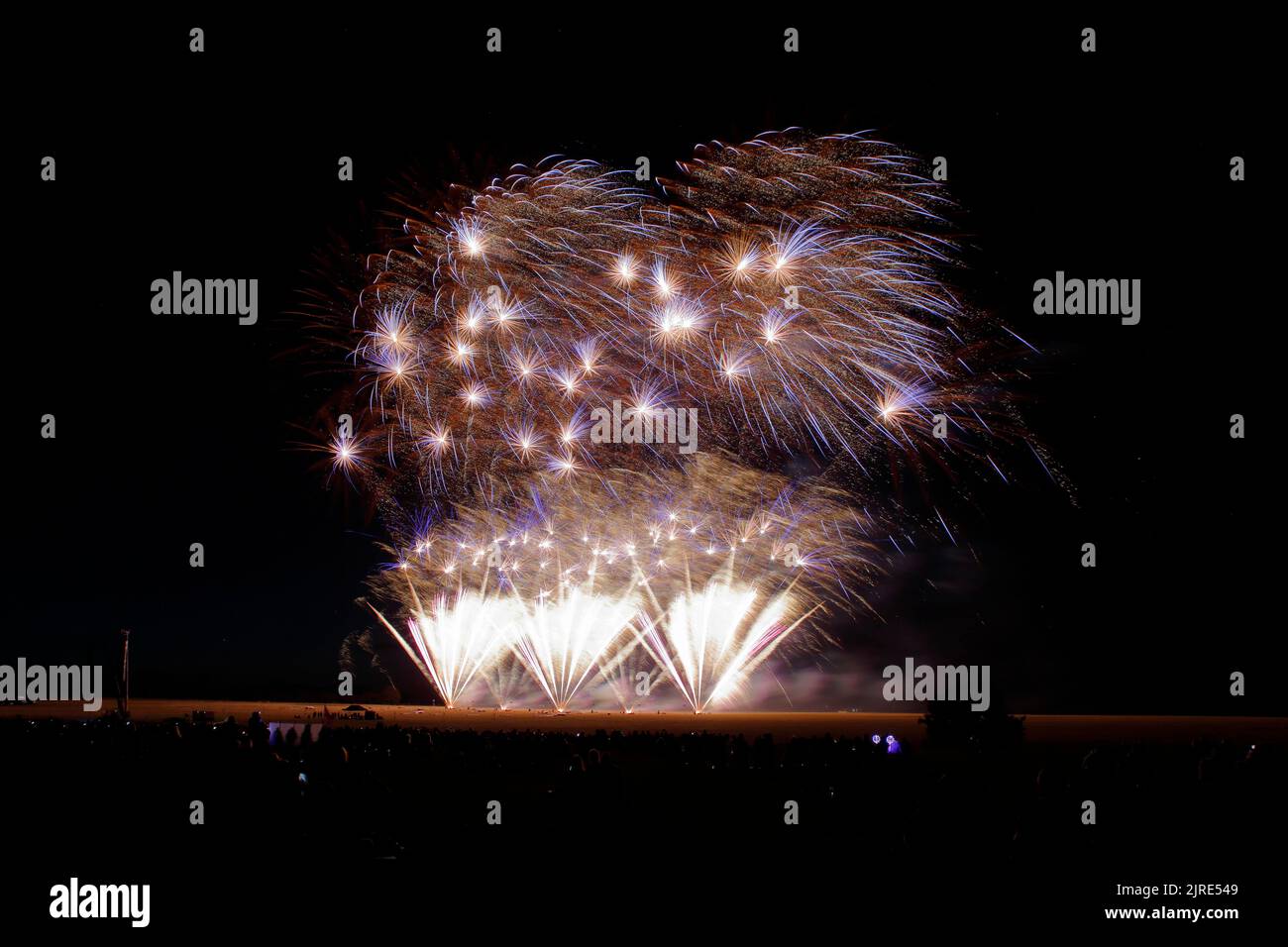 Fireworks Champions competition at Belvoir Castle, Leicestershire, UK ...