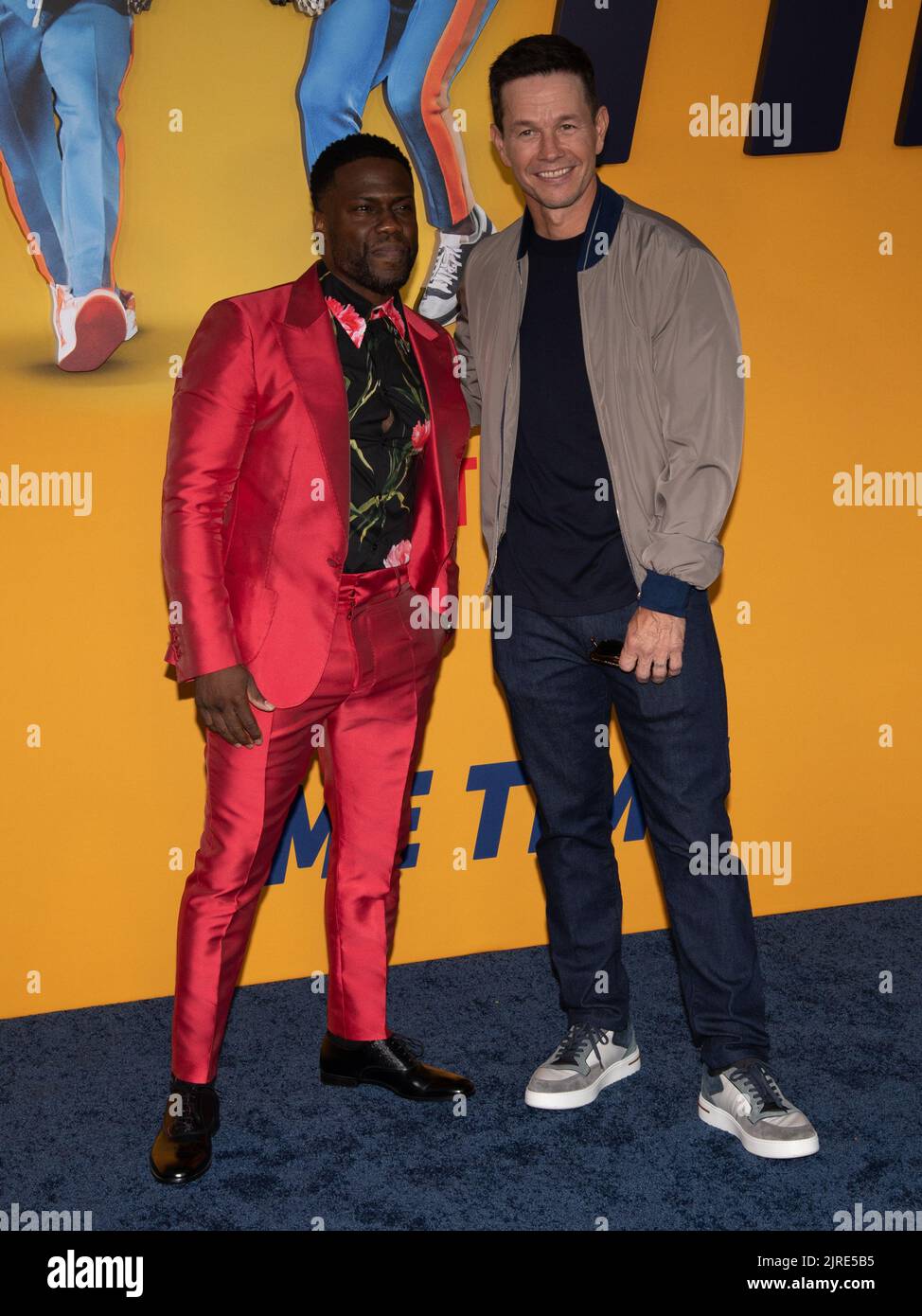 23 August 2022 - Los Angeles, California - Kevin Hart and Mark Wahlberg ...