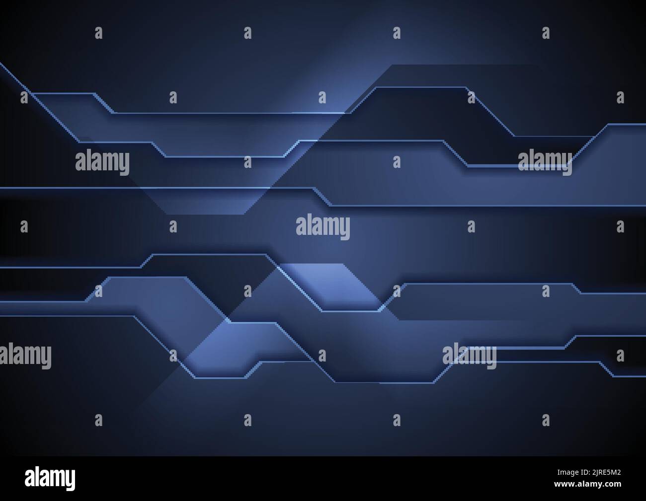 Dark blue abstract technology concept vector background Stock Vector ...