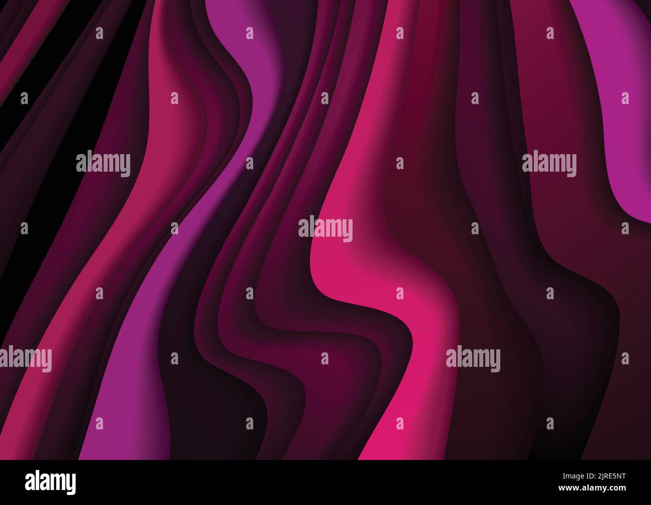 Abstract purple corporate curved waves background. Vector illustration ...