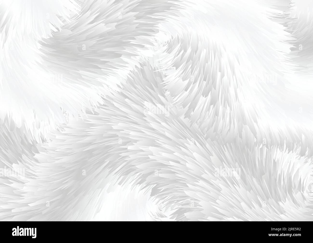 Grey and white abstract fluffy fur background. Vector design Stock ...