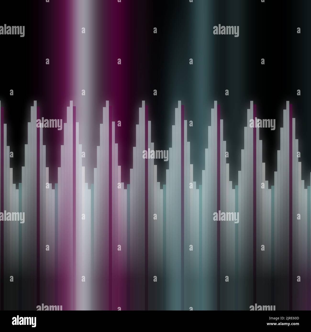 Abstract colorful Illustration of Stylized Sound frequency equalizer ...