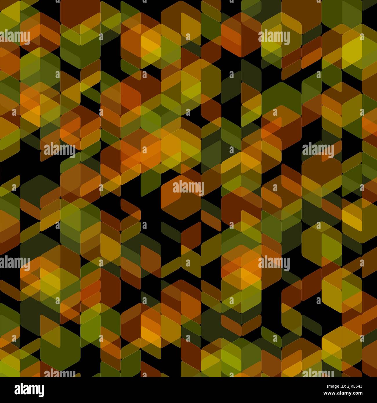 Abstract decorative illustration of hexagon and triangular Grid shape ...