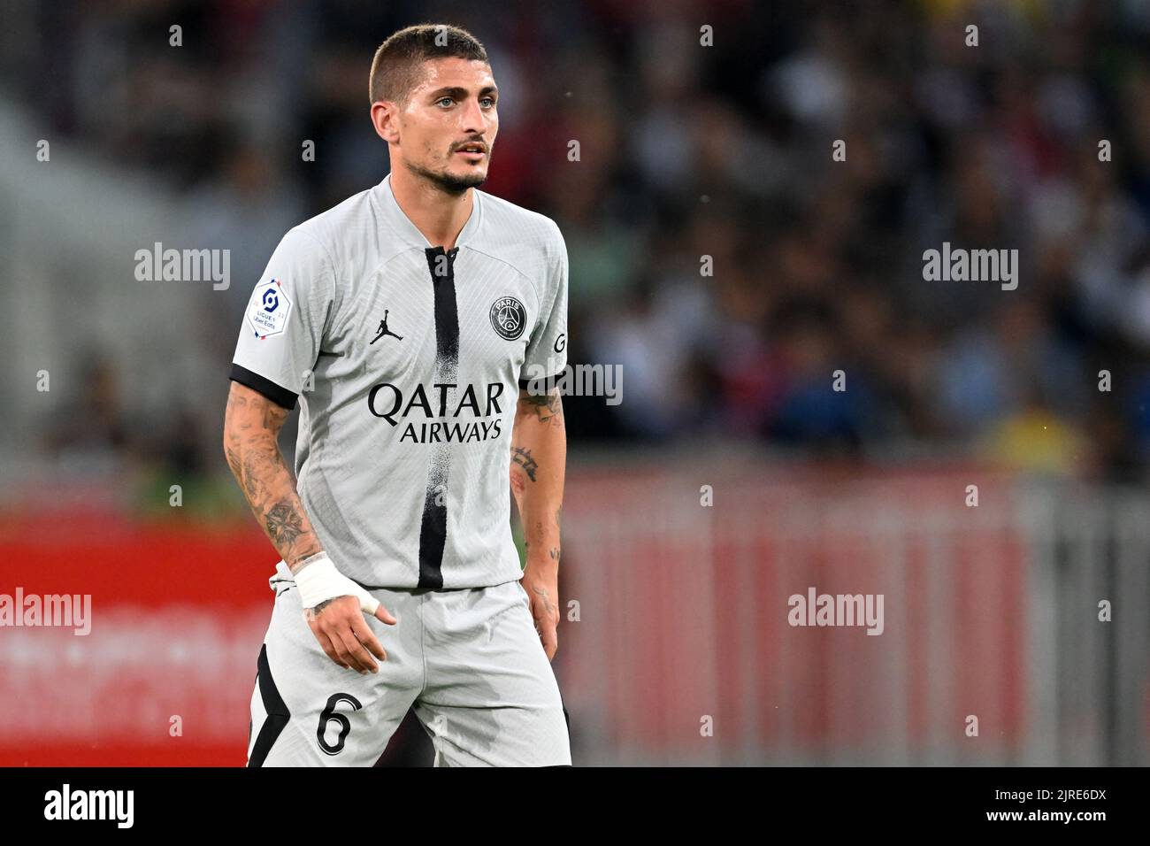 LILLE - Marco Verratti of Paris Saint-Germain during the French Ligue 1 ...