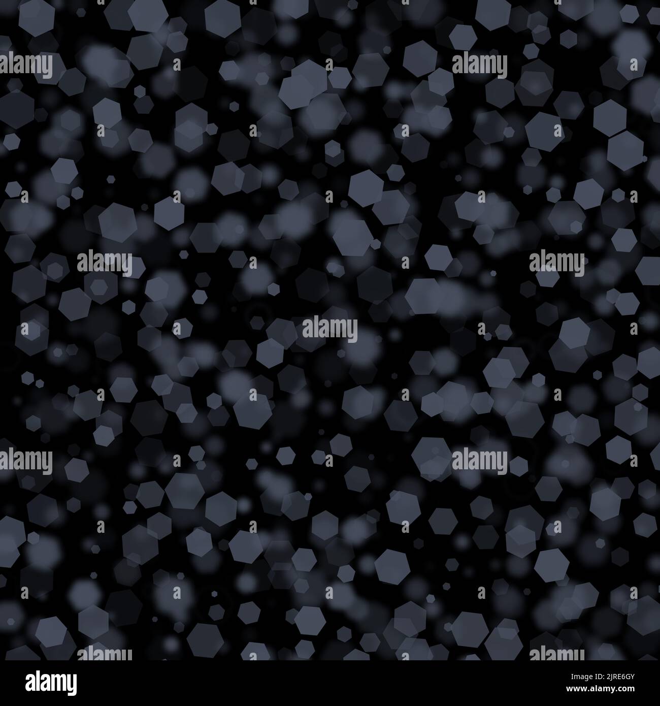 Illustration of an abstract light dots and blurred Hexagon backdrop ...