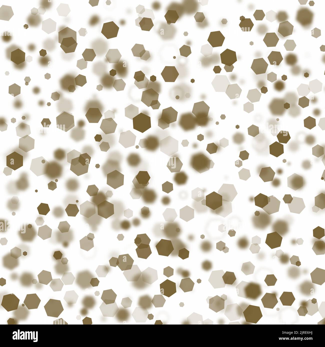 Illustration of an abstract light dots and blurred Hexagon backdrop ...
