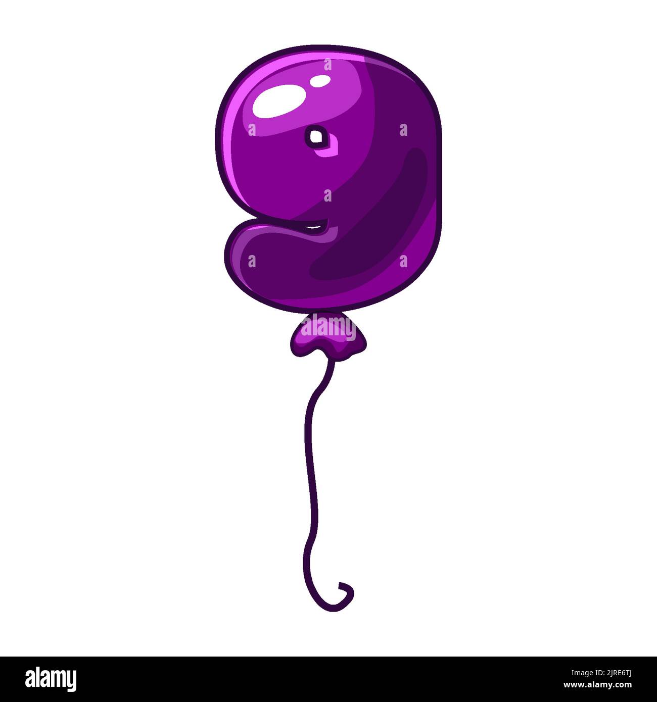 Number 9 balloon hi-res stock photography and images - Alamy