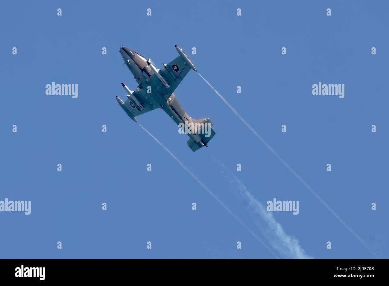 Eastbourne, East Sussex, UK. Featuring the G-RSAF Strikemaster ...