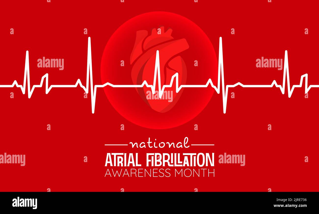 Atrial fibrillation stroke Stock Vector Images - Alamy