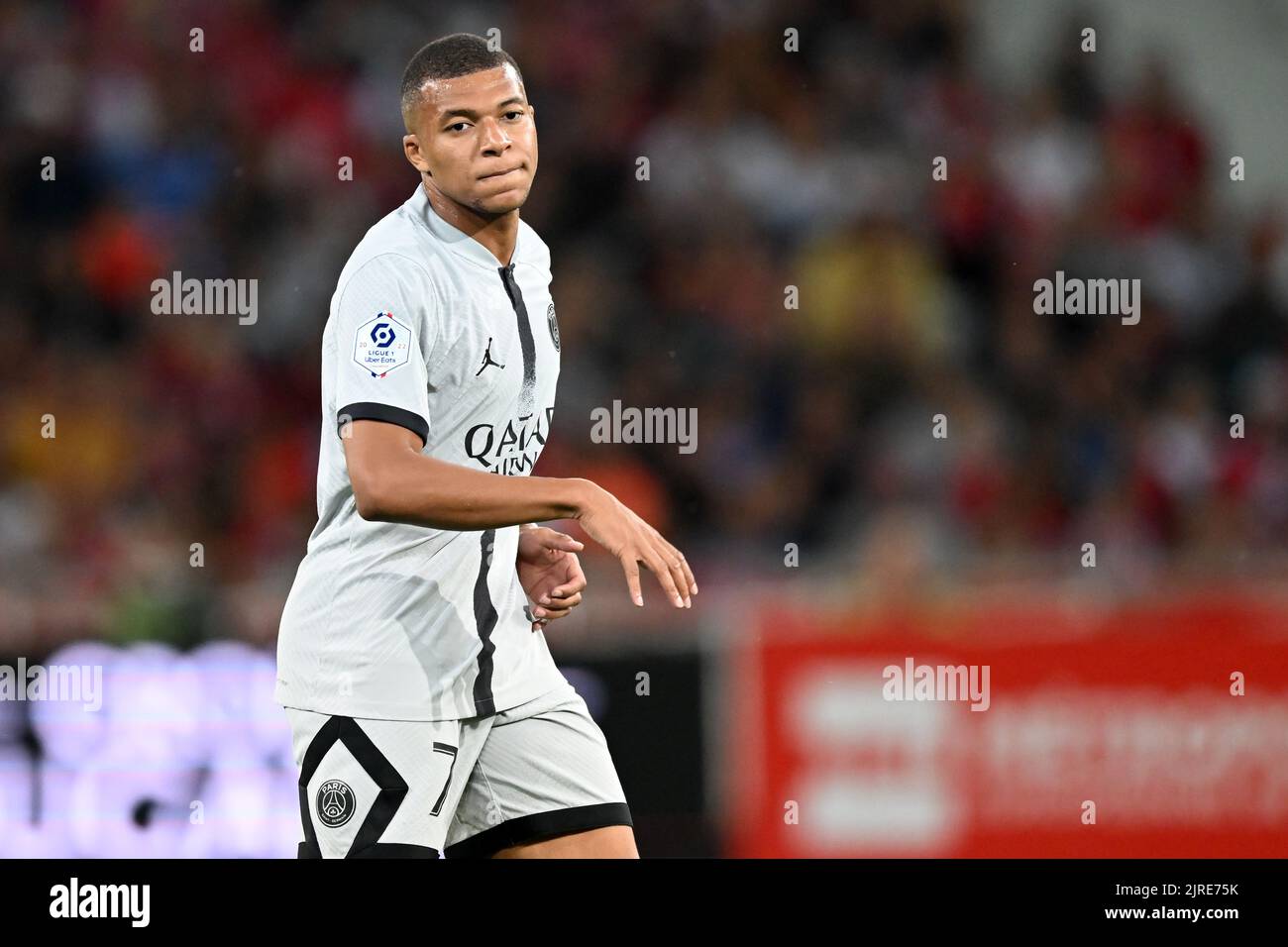 LILLE - Kylian Mbappe of Paris Saint-Germain during the French Ligue 1 ...
