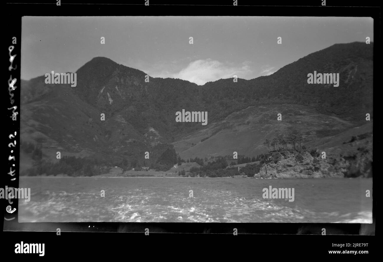 Marlborough Sounds, 14 February 1955, by Leslie Adkin Stock Photo - Alamy