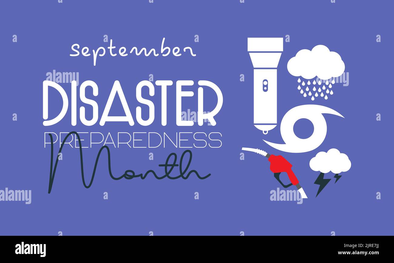 Disaster prevention supplies Stock Vector Images - Alamy