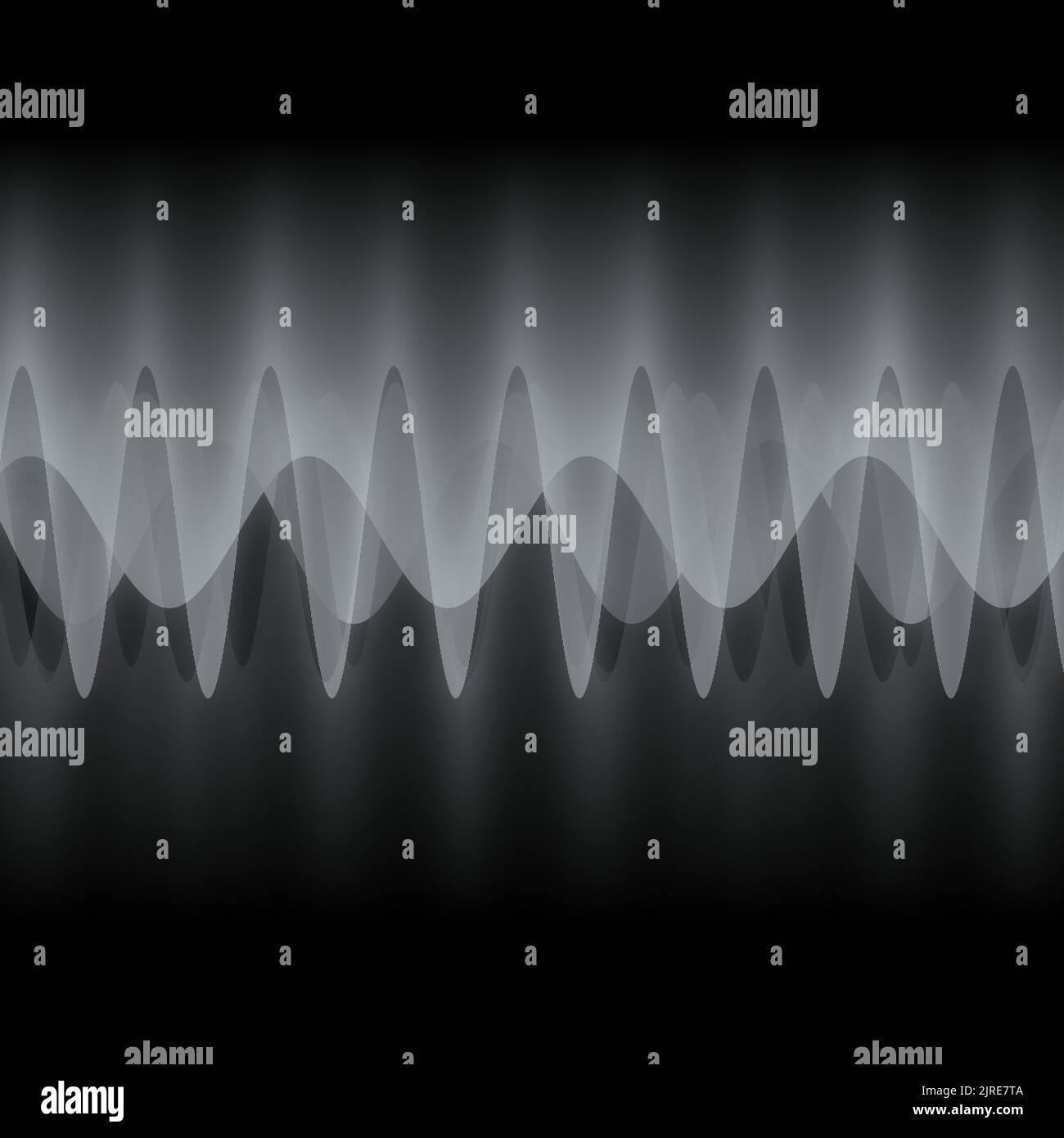 Illustration of multiple waves oscillating or overlapping by many small ...