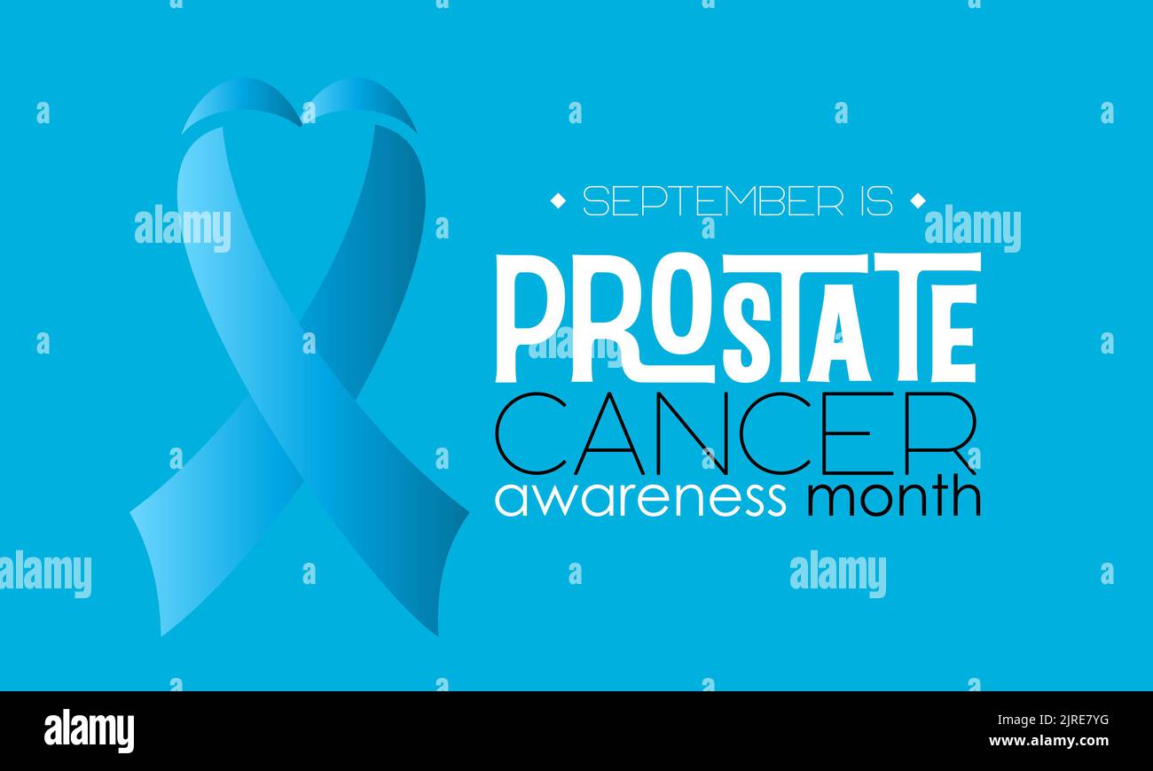 Vector Illustration Design Concept Of Prostate Cancer Awareness Month