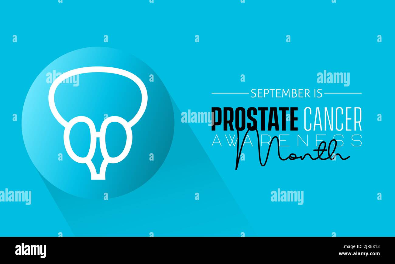 Vector illustration design concept of prostate cancer awareness month ...