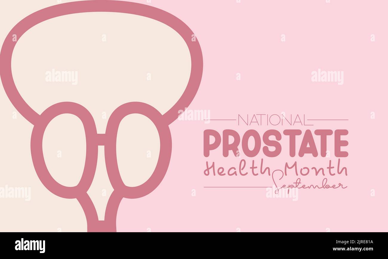 Vector illustration design concept of national prostate health month ...