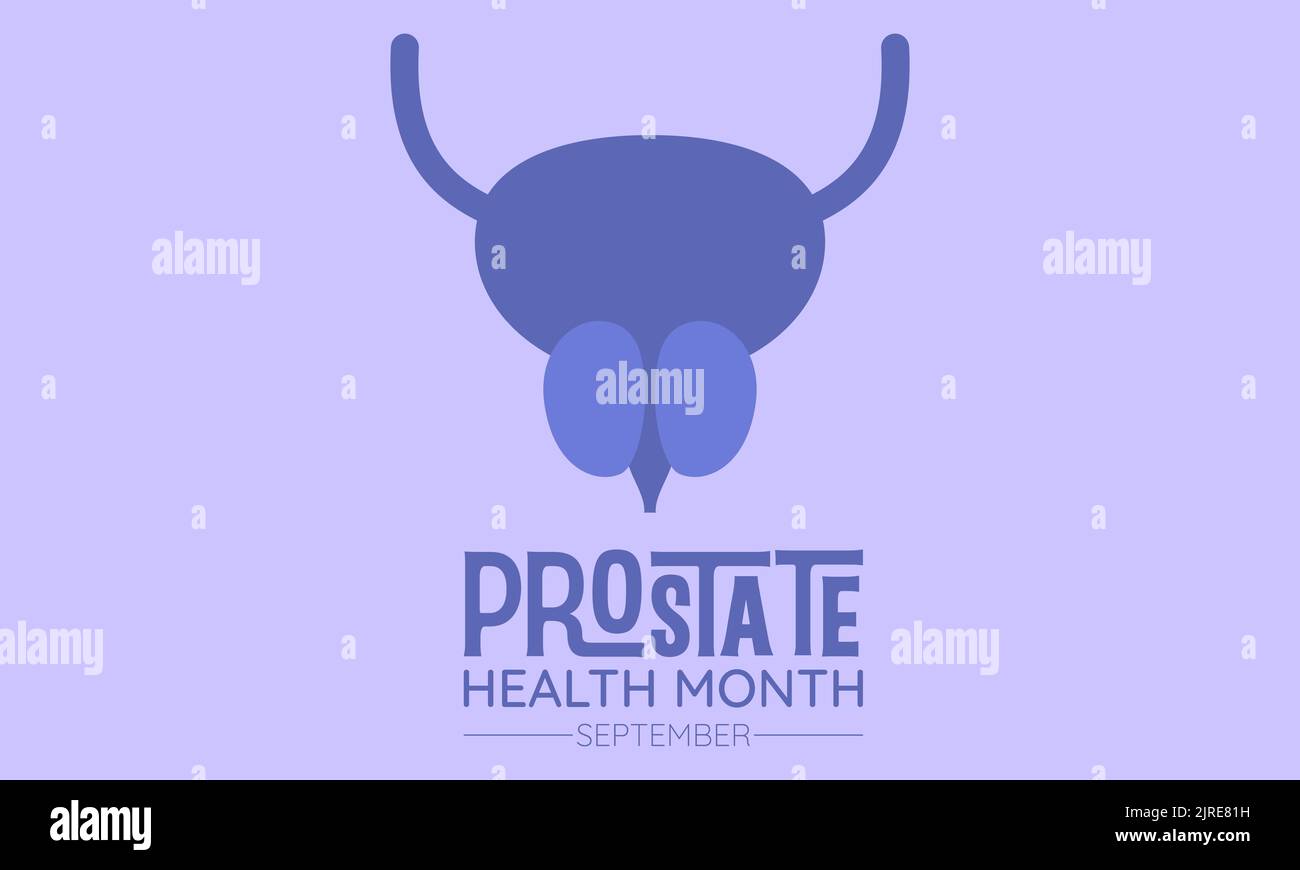 Vector illustration design concept of national prostate health month ...