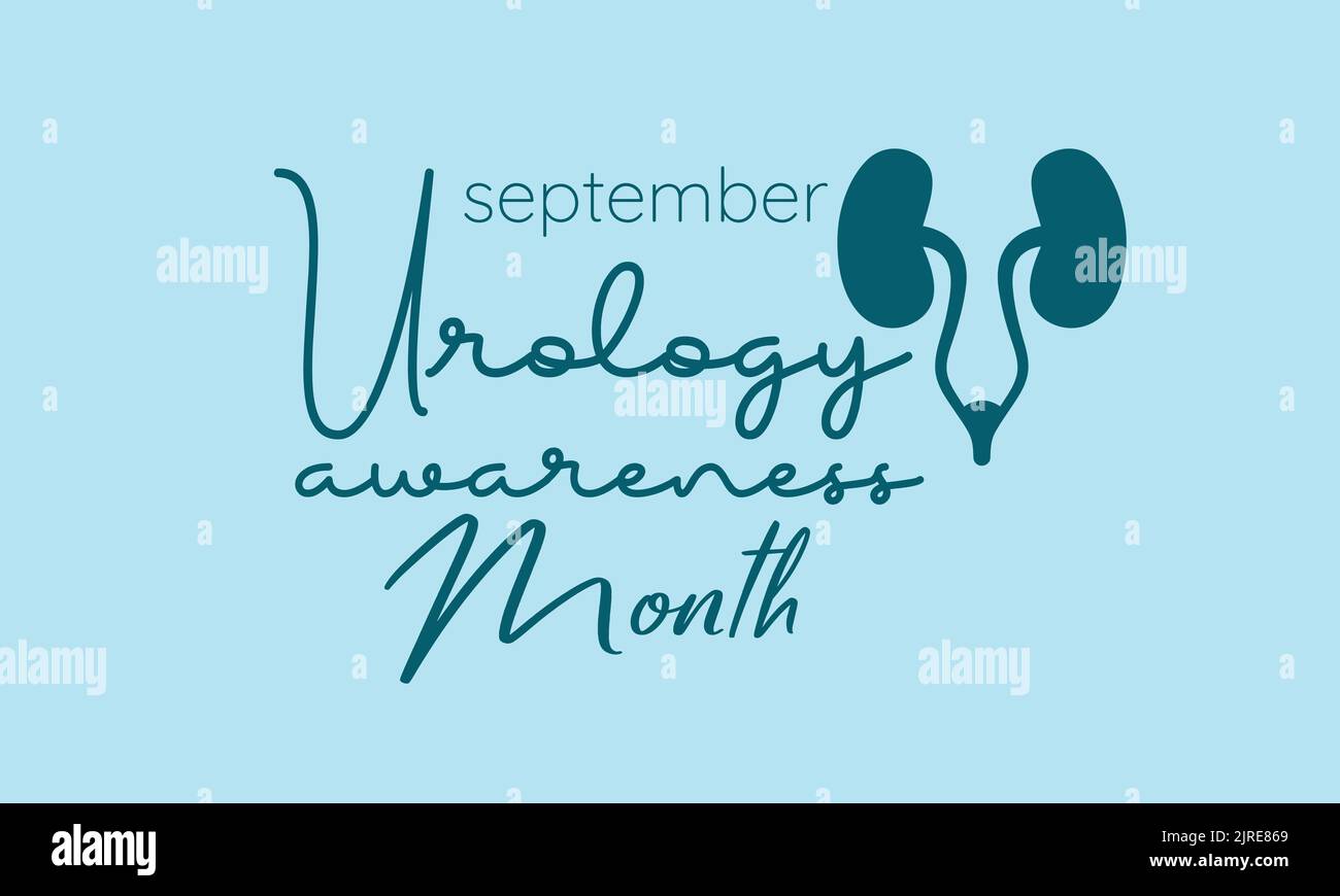 Vector illustration design concept of urology awareness month observed ...