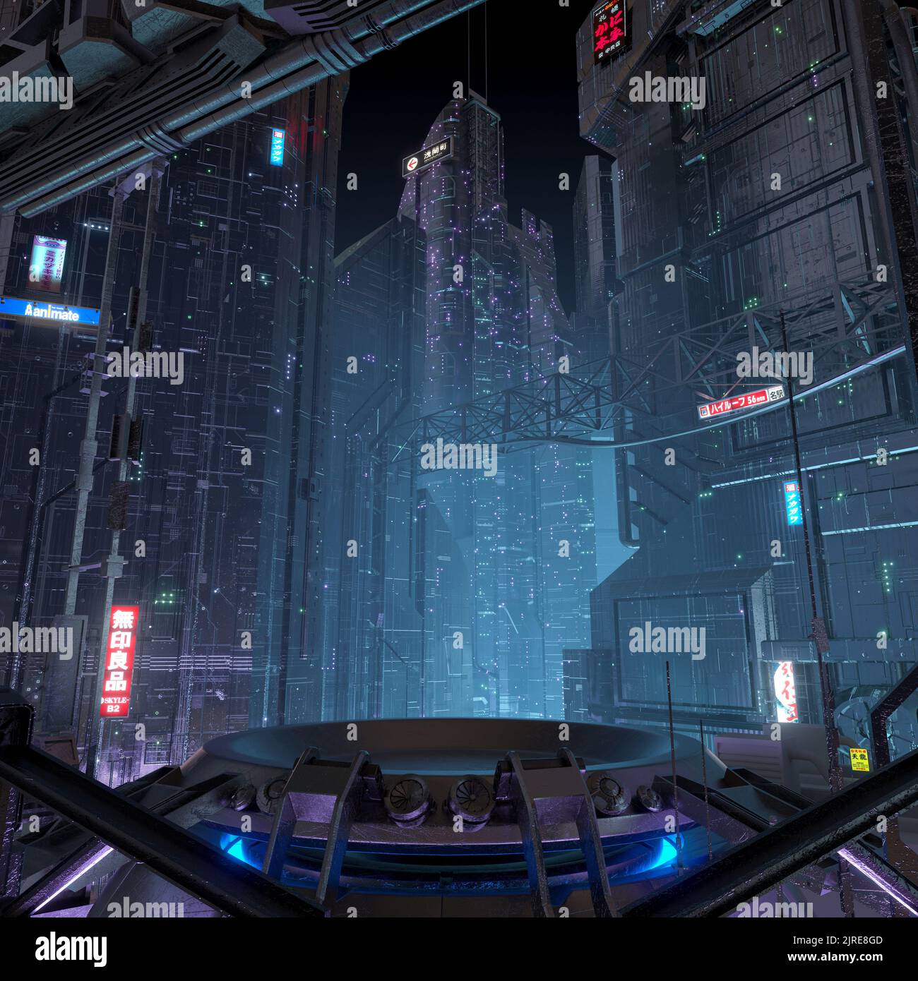 Sci Fi Building Interior