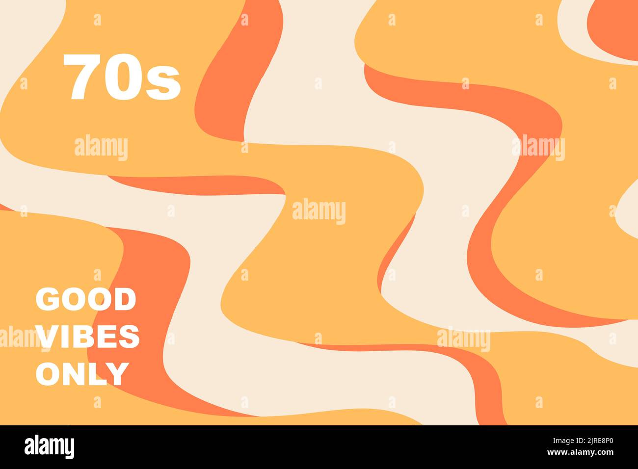 Retro 70s Abstract background vector illustration Stock Vector Image ...