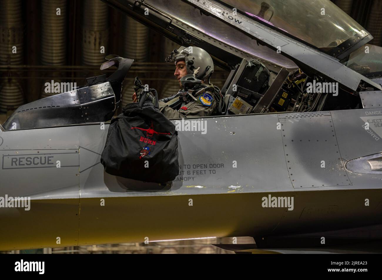 Maj. Nicholas De Wulf, 36th Fighter Squadron pilot, performs pre-flight ...