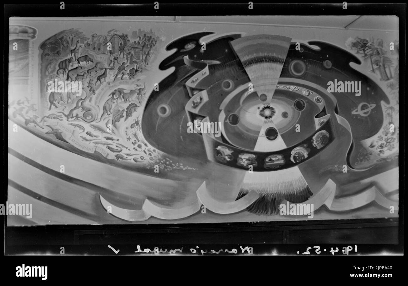 Mural by Nancy Adkin Ritchie, at Hutt Intermediate school, 19 April ...