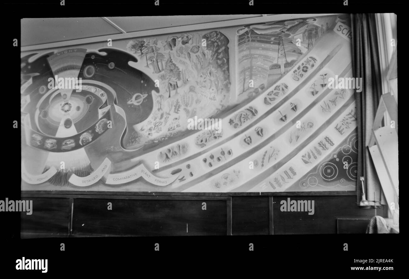 Mural by Nancy Adkin Ritchie, at Hutt Intermediate school, 19 April ...