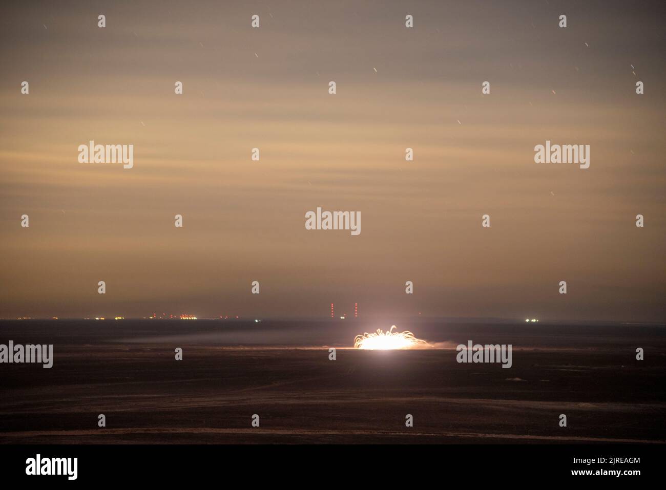 Ac 130 Firing At Night