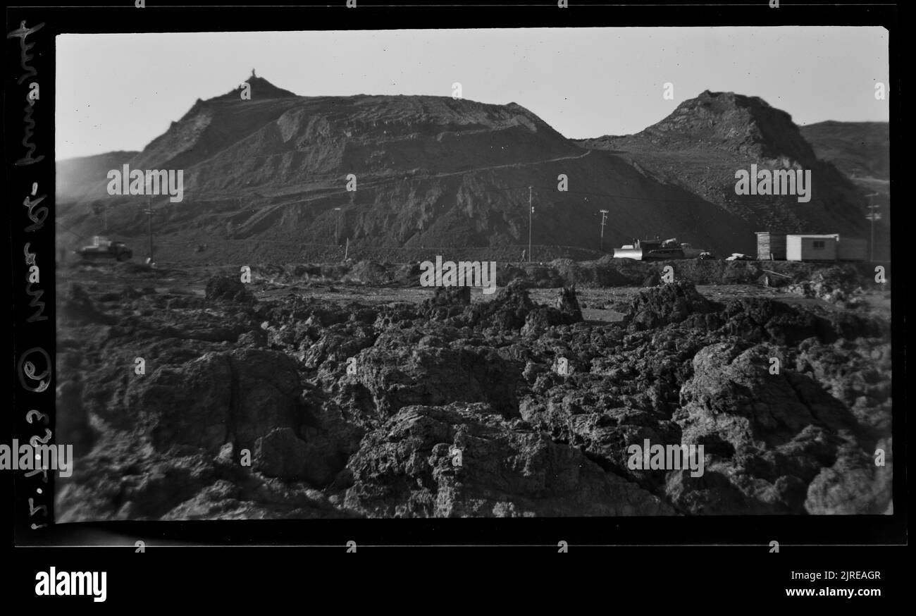 New Rongotai Airport : Moa Point from reef, 12 July 1953, by Leslie ...