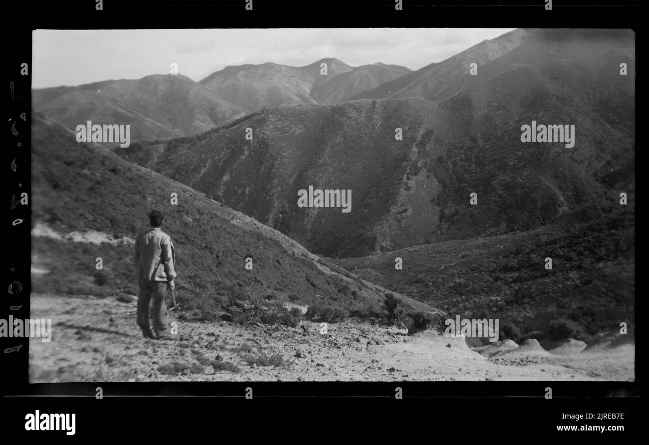 Fault saddles (of erosion) on spur crests across northwest head branch ...
