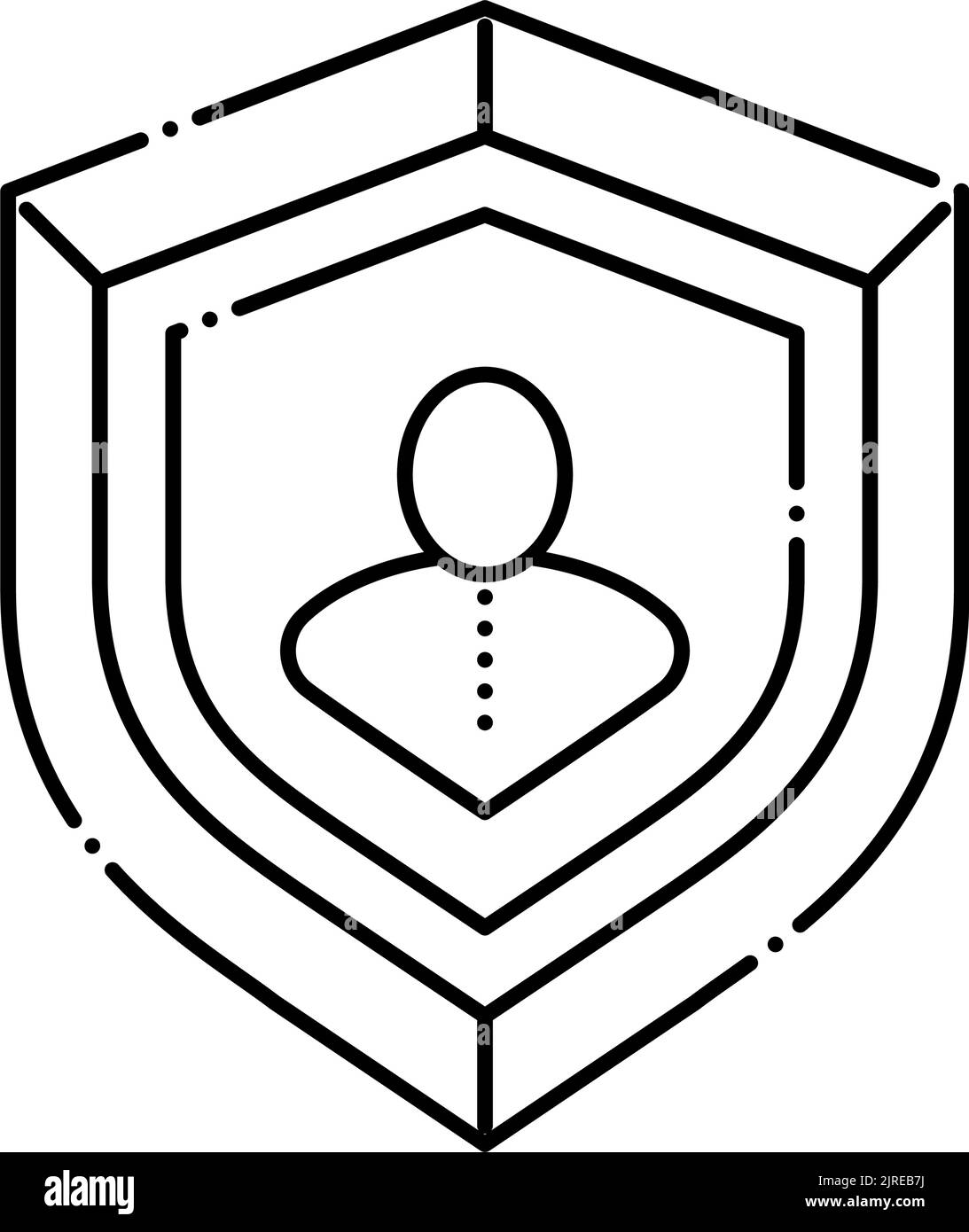 level passed award line icon vector illustration Stock Vector Image ...