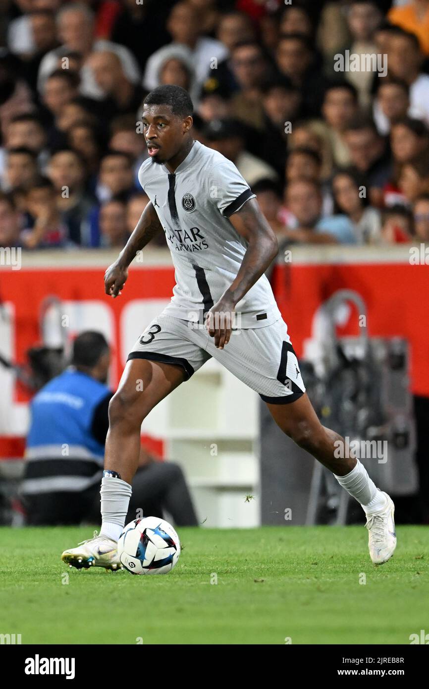 LILLE - Presnel Kimpembe of Paris Saint-Germain during the French Ligue ...