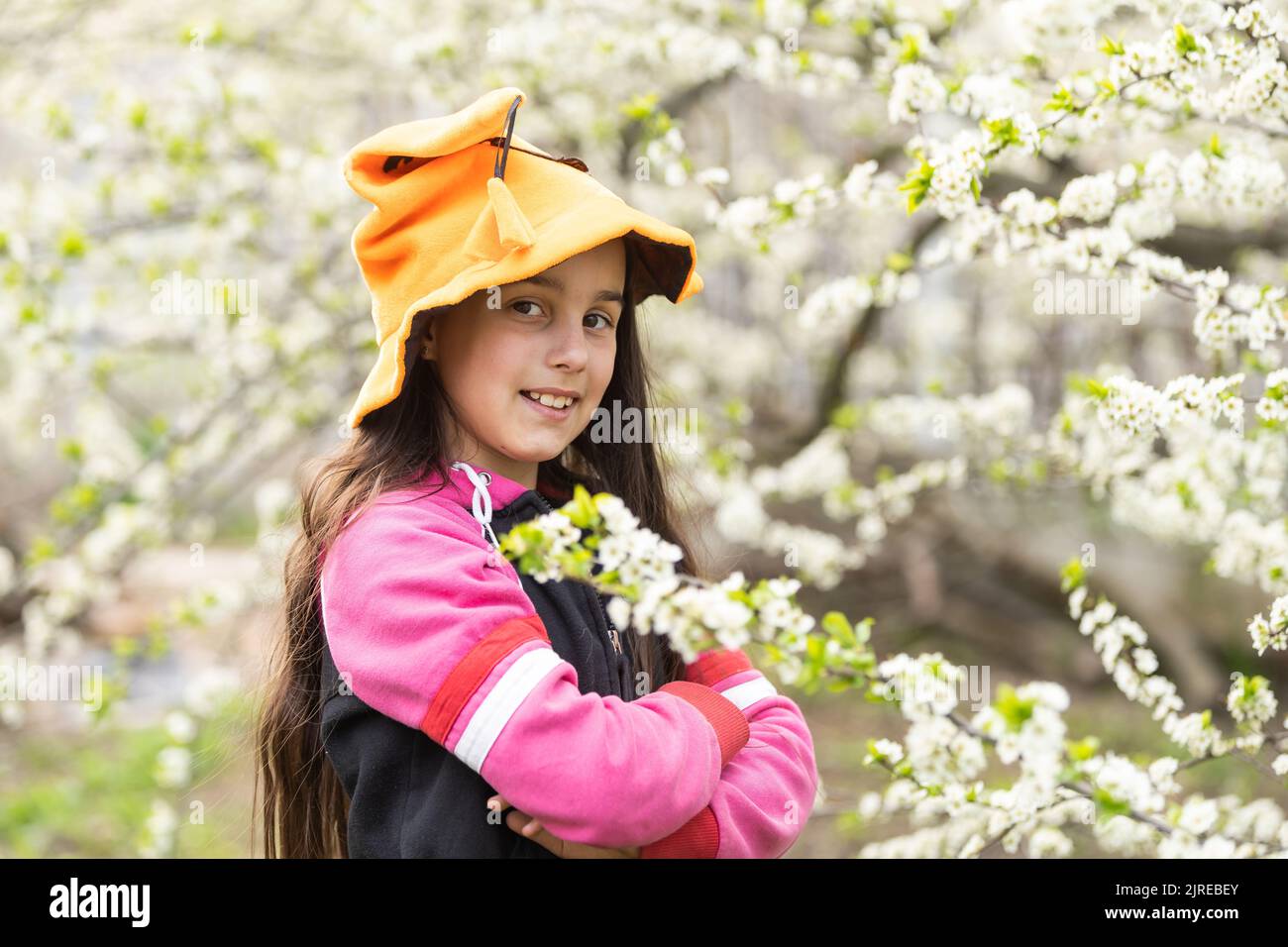 Happy Halloween. Cute little witch Stock Photo - Alamy