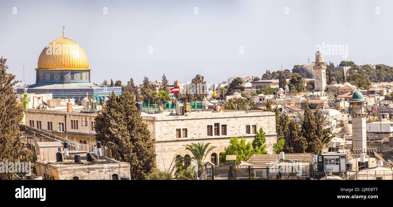 Al-Quds Al-Sharif, Al-Aqsa Mosque, the Holy Dome of the Rock, the ...