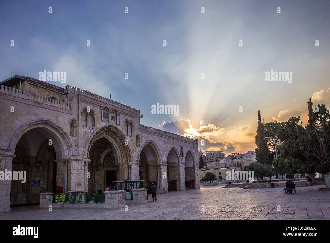 Al-Quds Al-Sharif, Al-Aqsa Mosque, the Holy Dome of the Rock, the ...