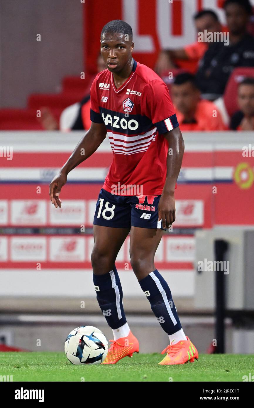LILLE - Bafode Diakite of LOSC Lille during the French Ligue 1 match ...