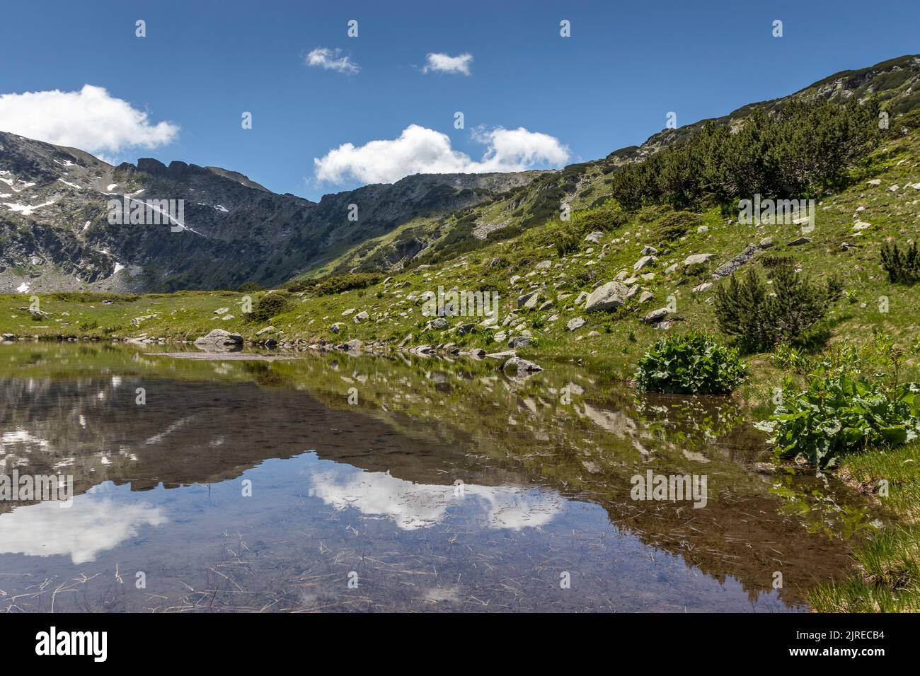 Amazing Landscape of Rila mountain near The Fish Lakes (Ribni Ezera ...