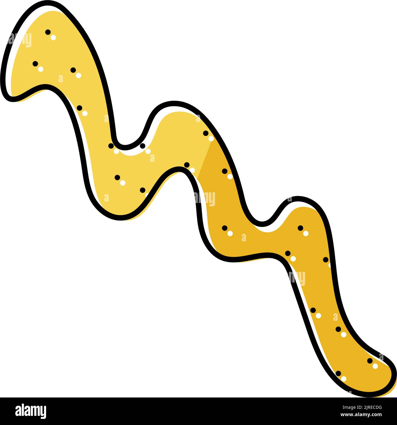 splash mustard sauce food color icon vector illustration Stock Vector ...