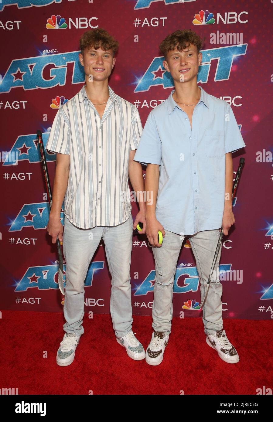 23 August 2022 - Pasadena, California - Connor Cline, Carson Cline. Red ...
