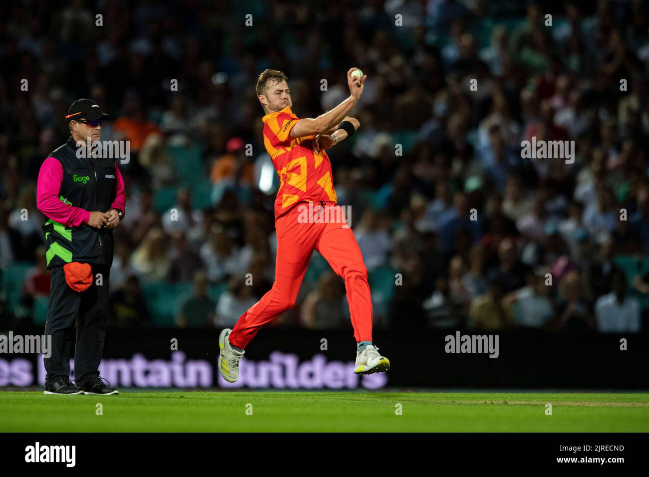 LONDON, UNITED KINGDOM. 23th Aug, 2022. Tom Helm of Birmingham Phoenix ...