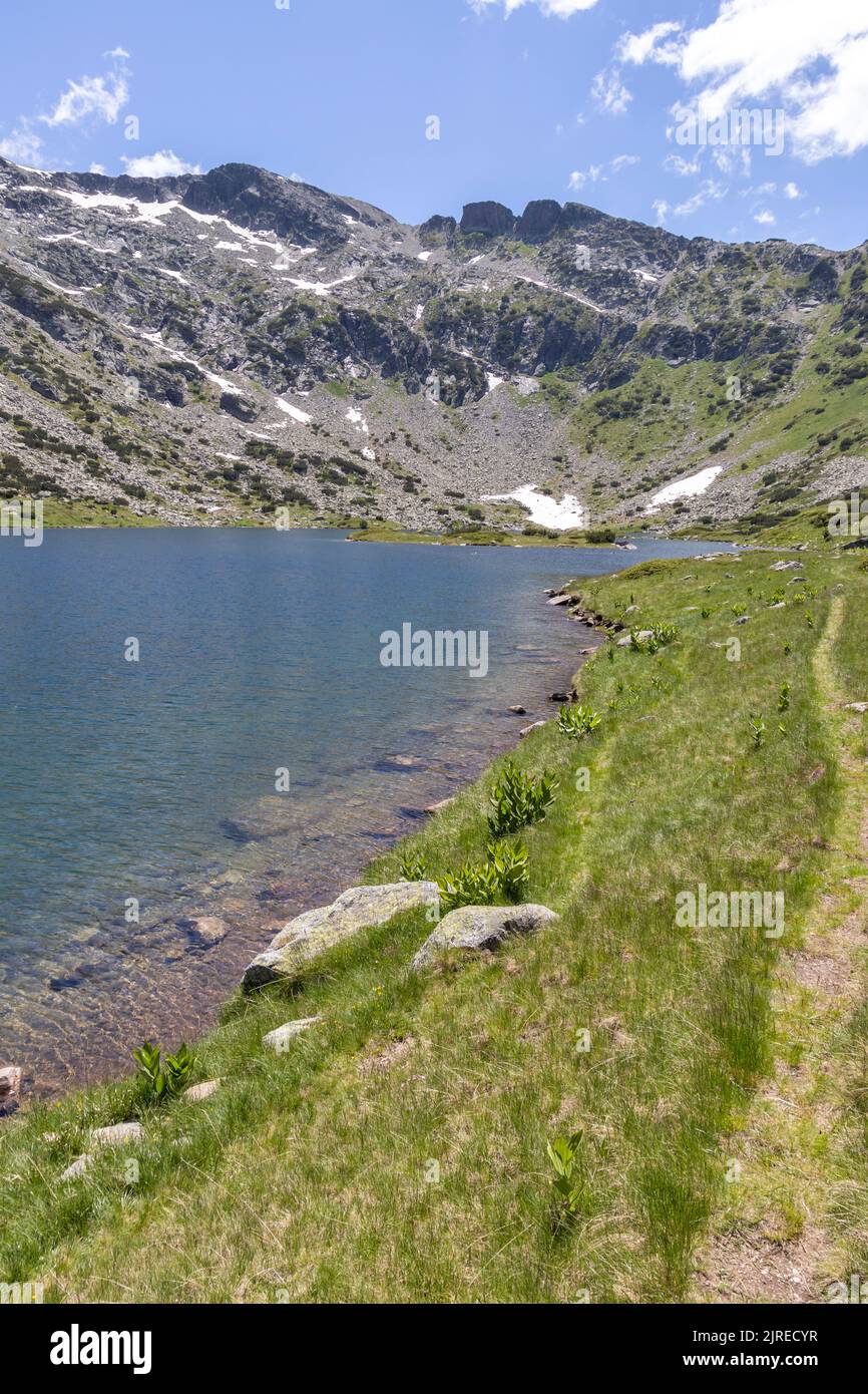 Amazing Landscape of Rila mountain near The Fish Lakes (Ribni Ezera), Bulgaria Stock Photo - Alamy